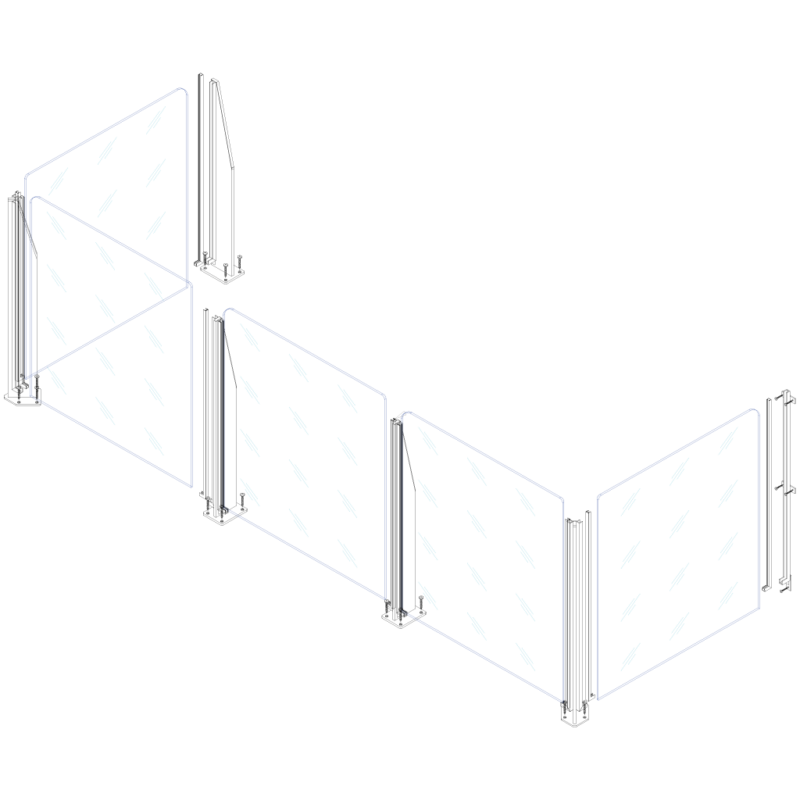 Topless Glass Railing - Railcraft International